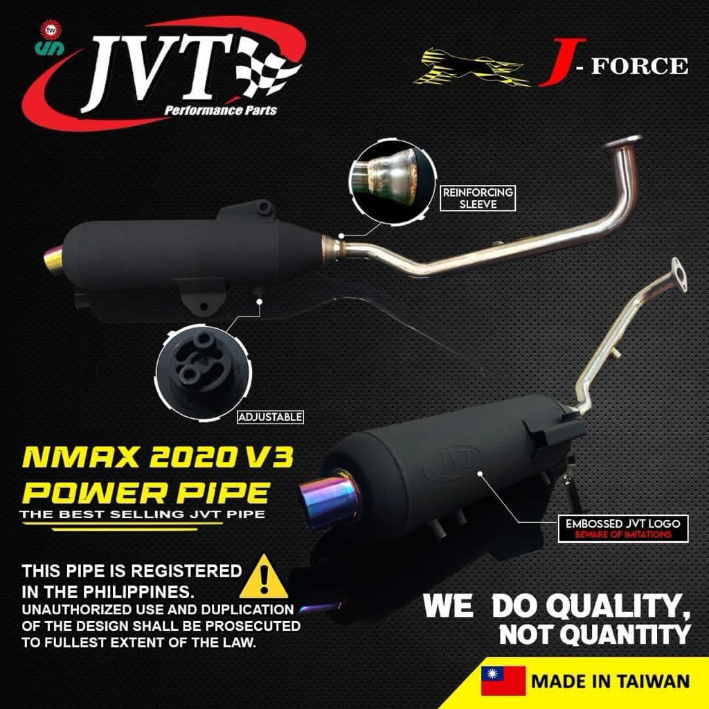 [NEW MODEL] JVT PIPE V3 Adjustable Base Nmax v2 Aerox v2 JVT PIPE HONDA ...