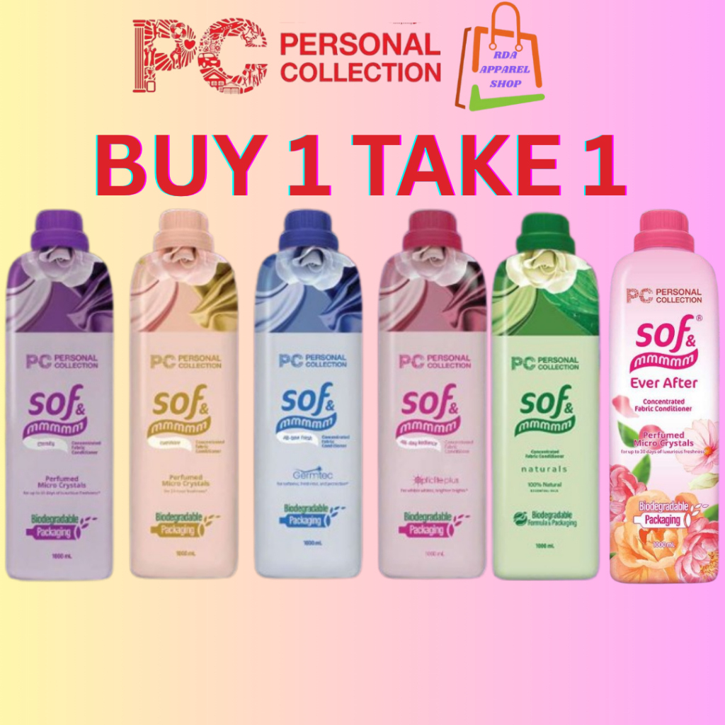 BUY 1 TAKE 1: PC SOF & MMMMM Concentraded Fabric Conditioner 1000 ML ...