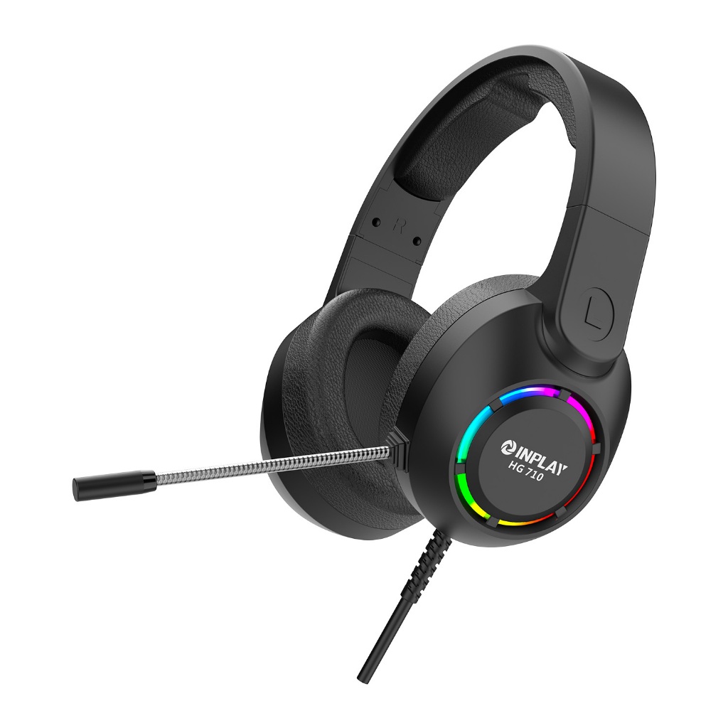 Inplay H20 RGB Wired Headset RGB Light Gaming Headset Headphones With Microphone For Pc Laptop ...