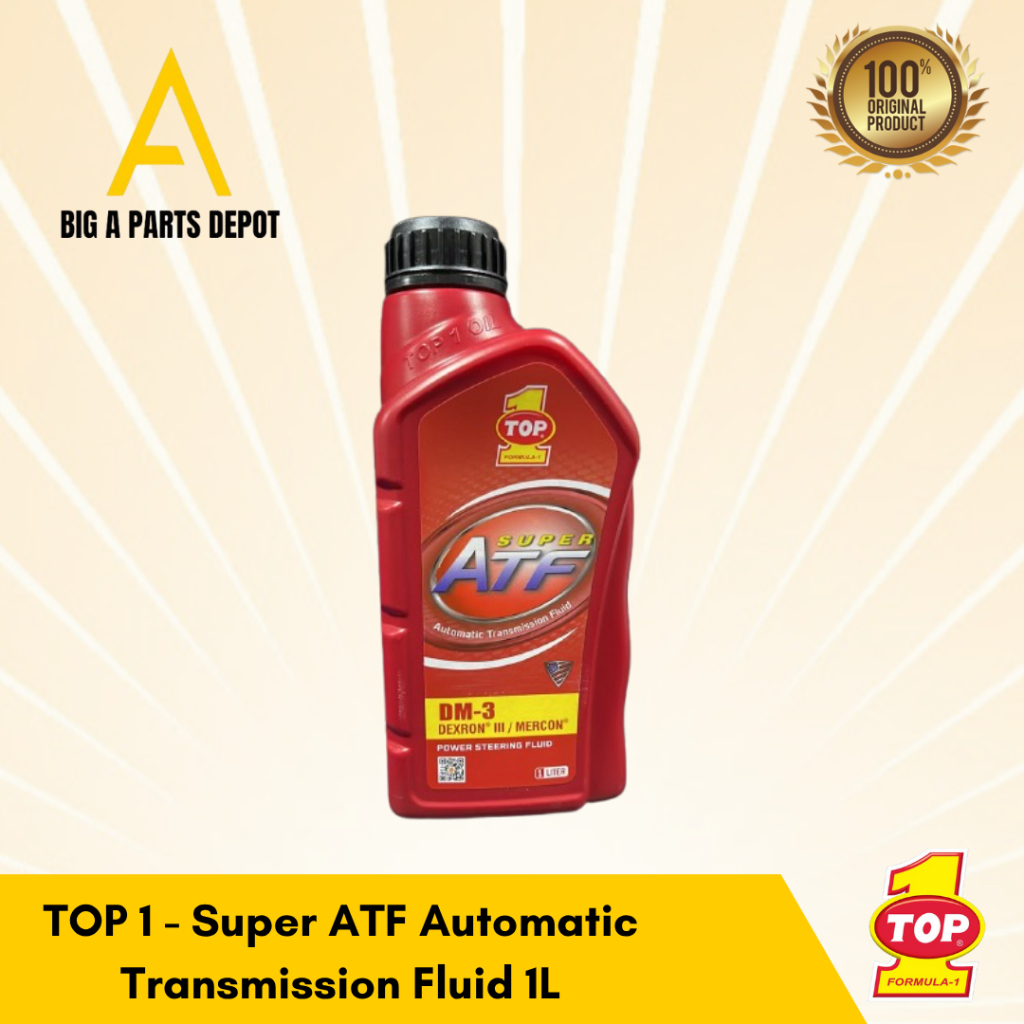 Top 1 - Super ATF Automatic Transmission Fluid DM-3 Dexron III, Mercon 1 Liter, Power Steering ...