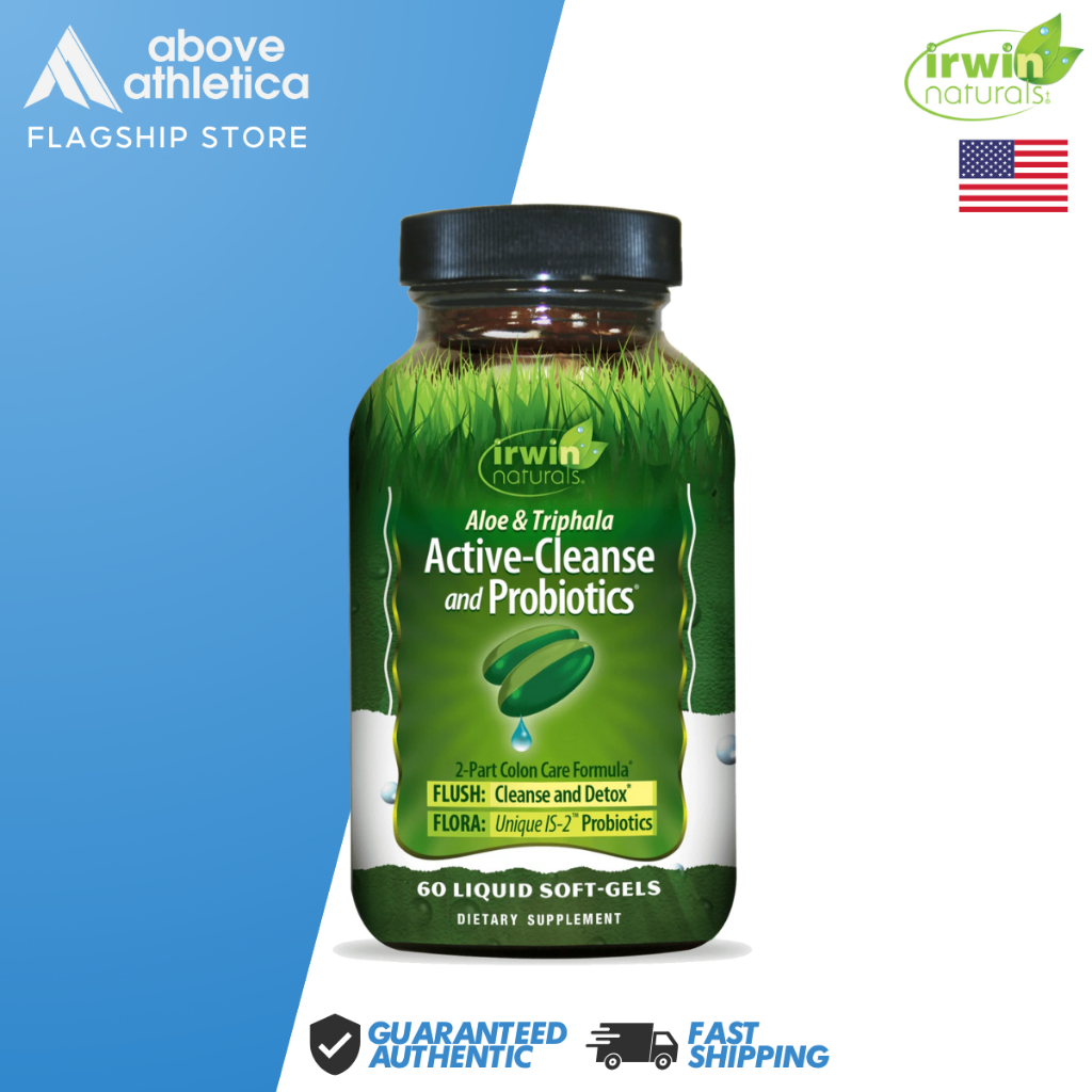 Irwin Naturals Aloe & Triphala Active Cleanse + Probiotics - 60 ...