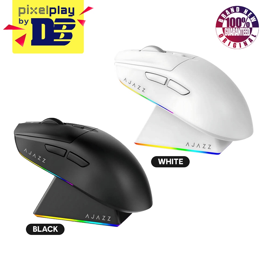 Ajazz AJ139 V2 MC Tri-Mode Gaming Mouse (Black, White) | Shopee Philippines
