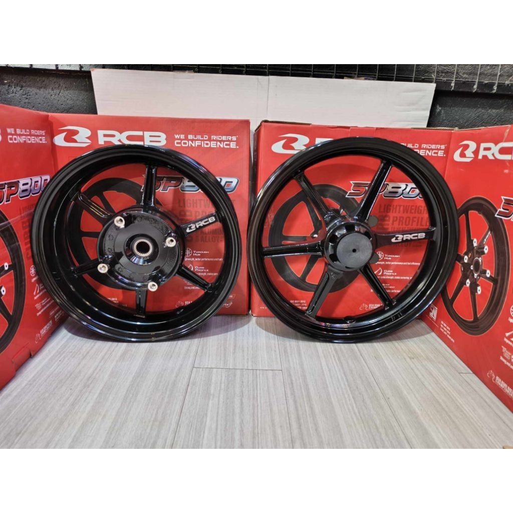 RCB MAGS SET SP800 GLOSS BLACK FO PCX 160 ONLY 01S0494B | Shopee ...