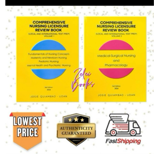 Comprehensive NursingLicensure Review Book 2024 by Udan NCLEX reviewer ...