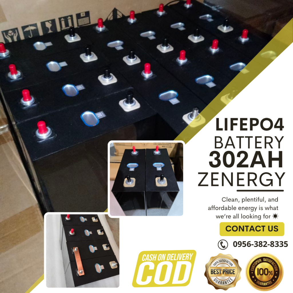 BRANDNEW 302AH ZENERGY Lifepo4 Battery 3.2v Lithium Battery ...