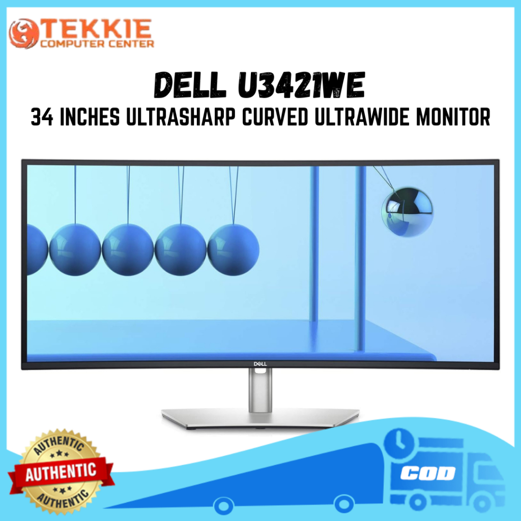DELL U3421WE 34 INCHES ULTRASHARP CURVED ULTRAWIDE MONITOR | Shopee ...