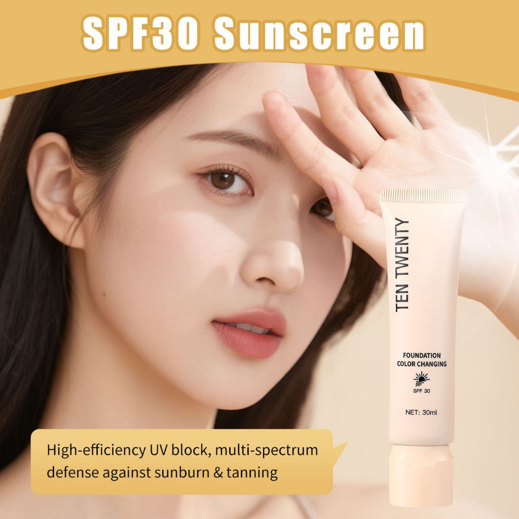 TEN TWENTY Magic Color-Changing Foundation｜pH-Adapting SPF30 Full ...