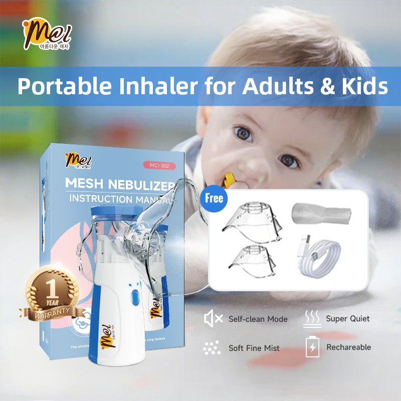 MCI Portable Nebulizer Machine for Asthma Ultrasonic Nebulizer Inhaler ...