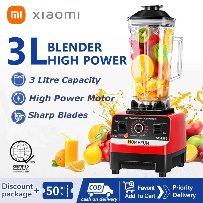 Xiaomi blender heavy duty Blender for fruits and vegetables blender for ...