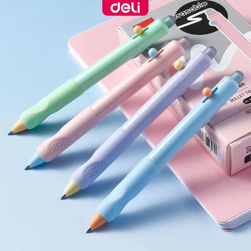 Deli 0.5mm Press Erasable Gel Pen Bullet Tip 1pc EG310 | Shopee Philippines
