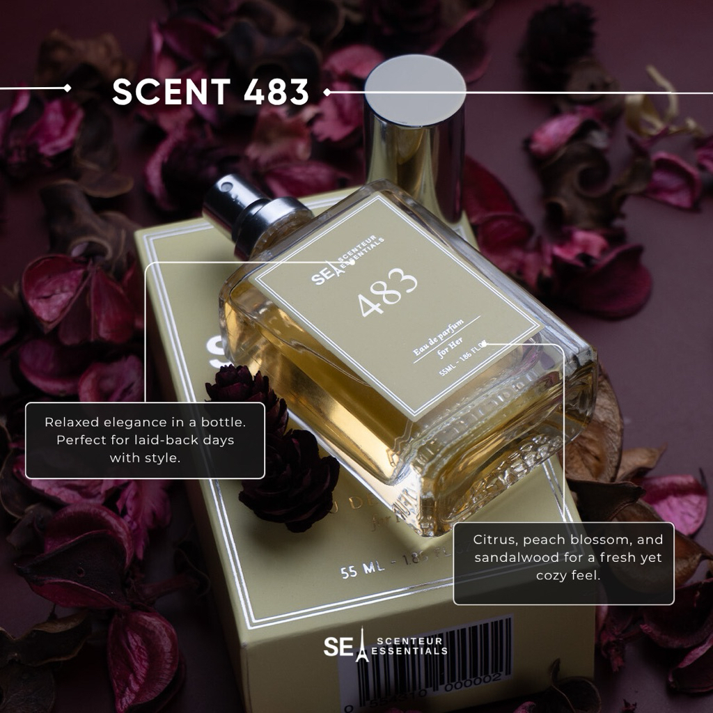 Scent 483 Scenteur Essentials for Women 55ML Premium Oil Concentrated ...