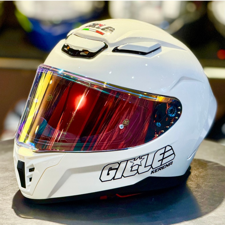 Gille Kerena Helmet for Motorcycle - Revo Lens Full Face Single Visor ...