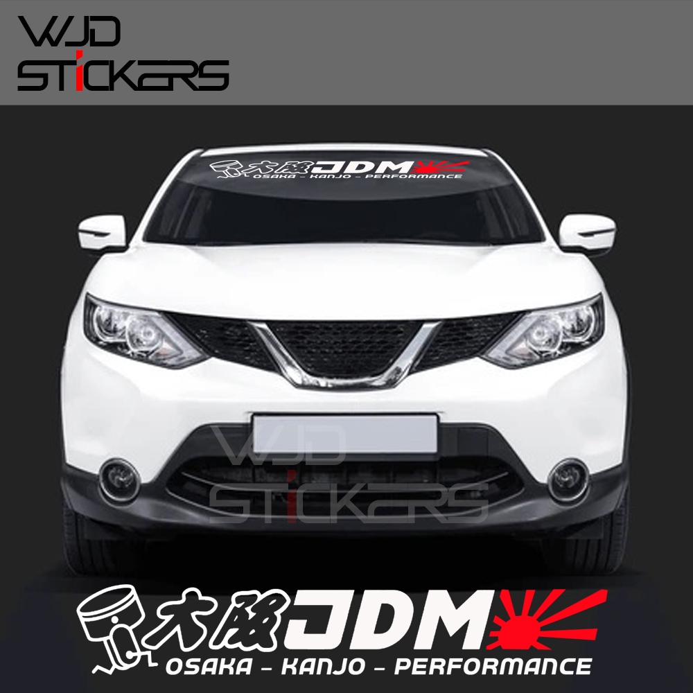 JDM Sticker Car Stickers Front Windshield Performance Car Stickers ...