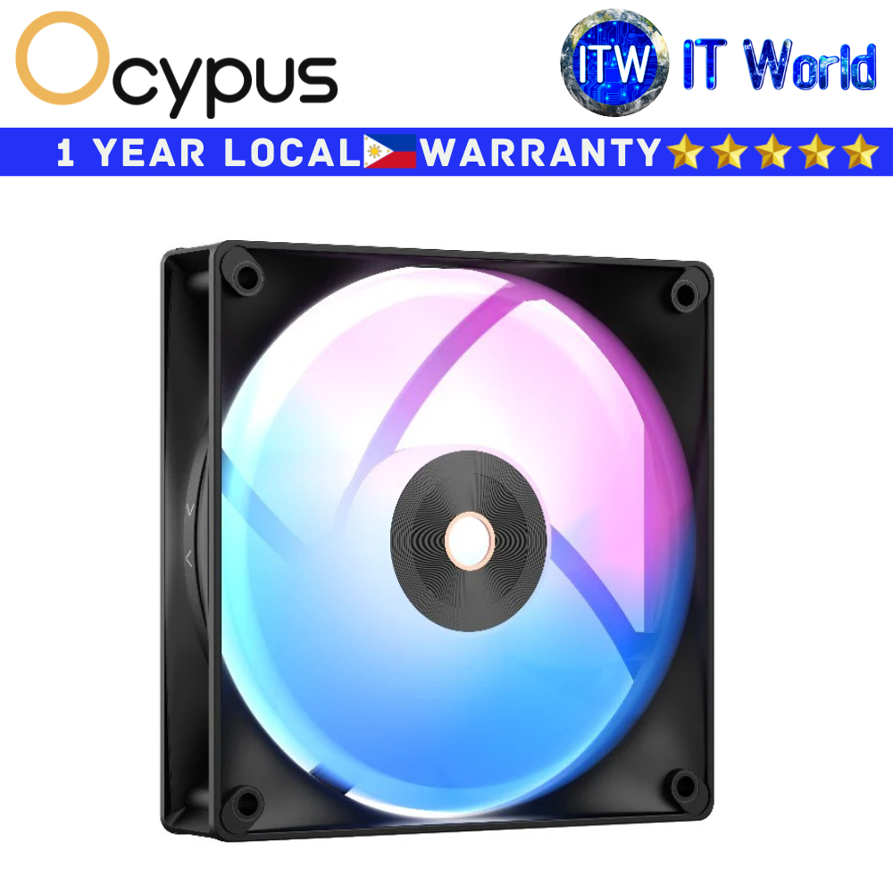 Itw | Ocypus Delta PC Fan Beta F12 ARGB 120MM Single Fan Pack (Black ...