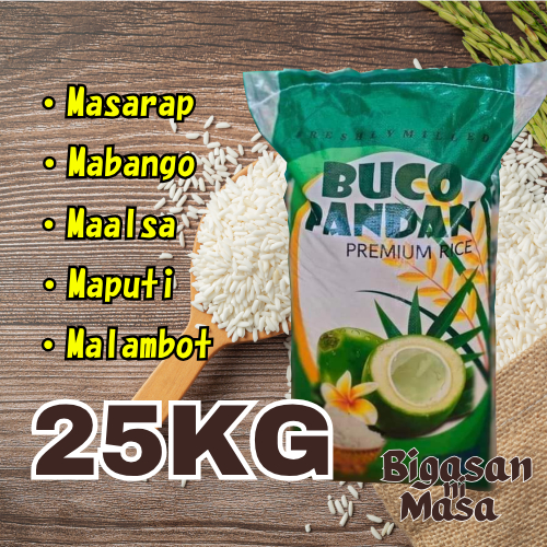 BUCO PANDAN PREMIUM RICE | 25KG BIGAS | WHITE RICE | Shopee Philippines