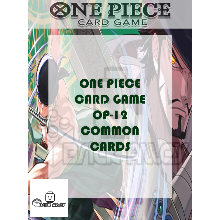 One Piece TCG OP12 Common Cards (C) | Shopee Philippines
