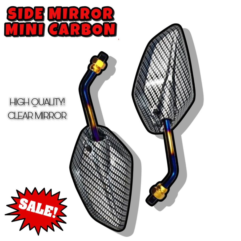 SKYGO Duke - 2TONE MOTORCYCLE THAI CARBON SIDE MIRROR / TITANIUM CARBON ...