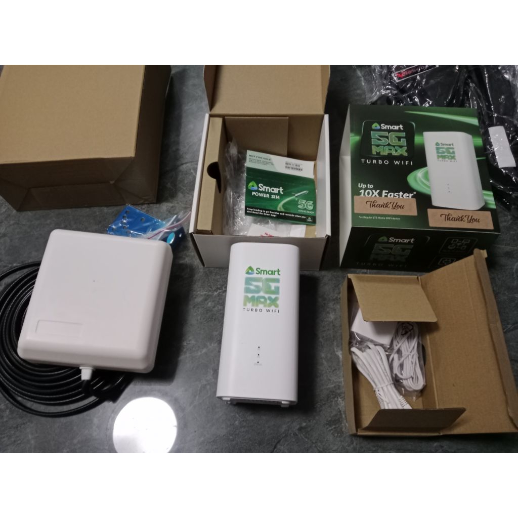 Smart 5g Max Wifi Modem + Outdoor Mimo Antenna | Shopee Philippines