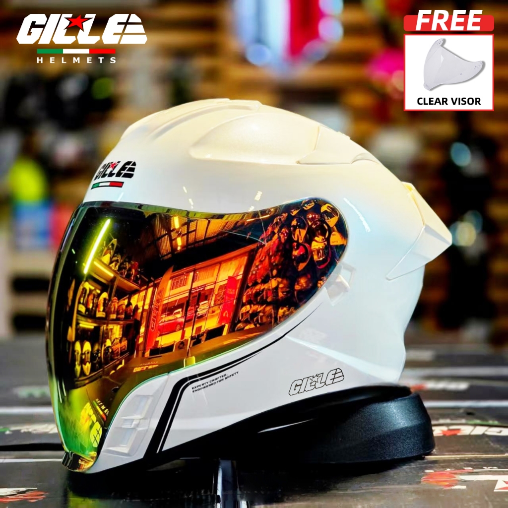 GILLE Official A5009 PHOENIX Drink Smoke Modular Helmet Full Face Open ...