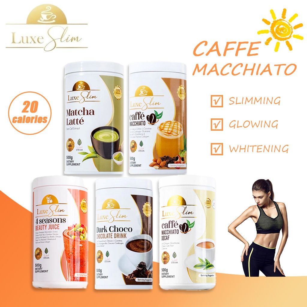 LUXE SLIM Half Kilo Beauty Juice Caffe Macchiato Dark Choco Cantaloupe ...