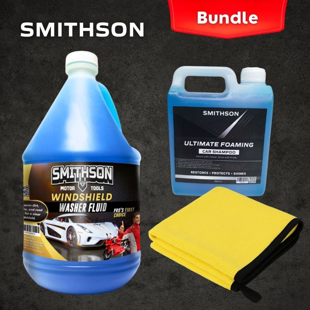 Smithson Daily Driver Essentials – Windshield Washer Fluid, Shampoo ...