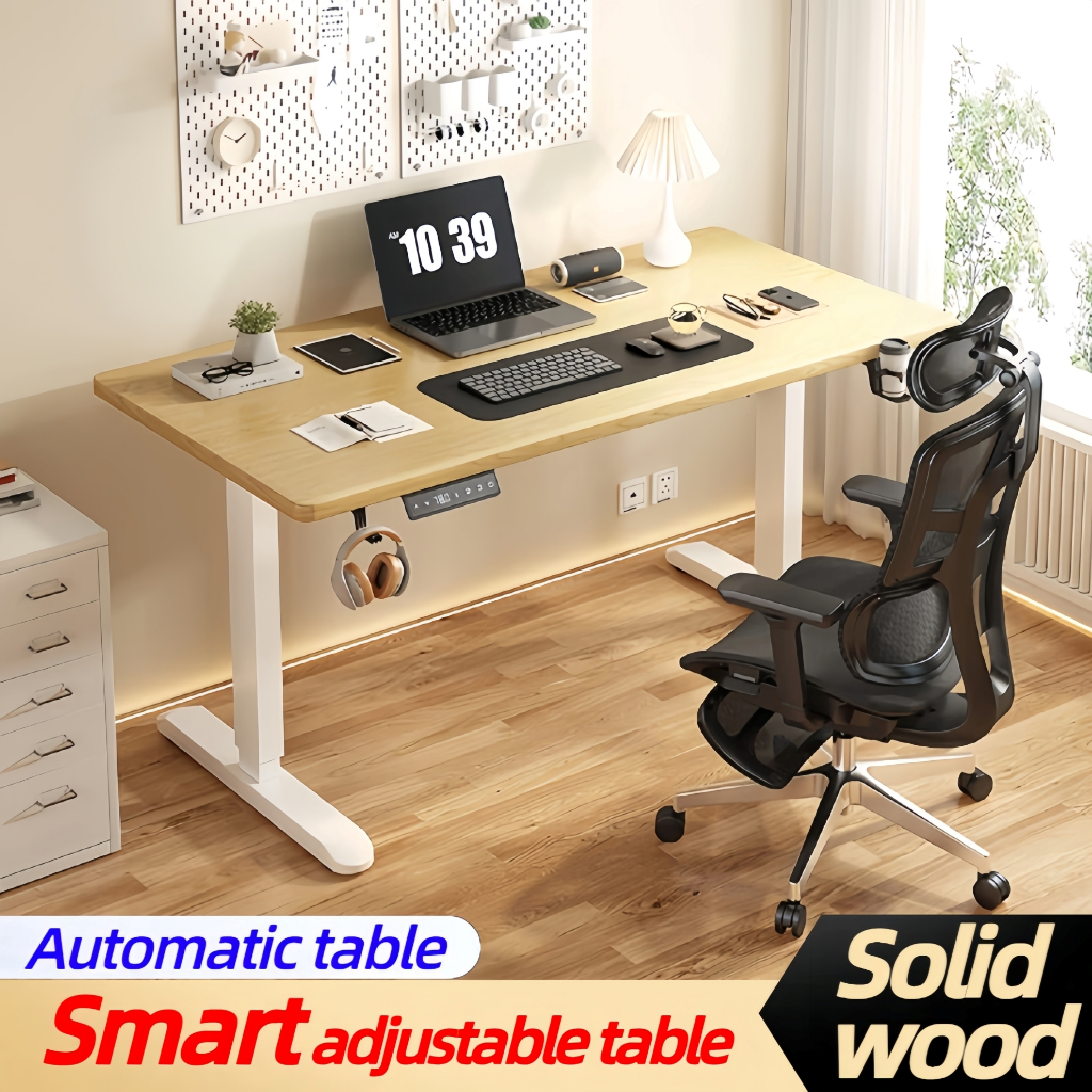 Electric Adjustable Table Height Standing Desk Motor Lift Computer ...