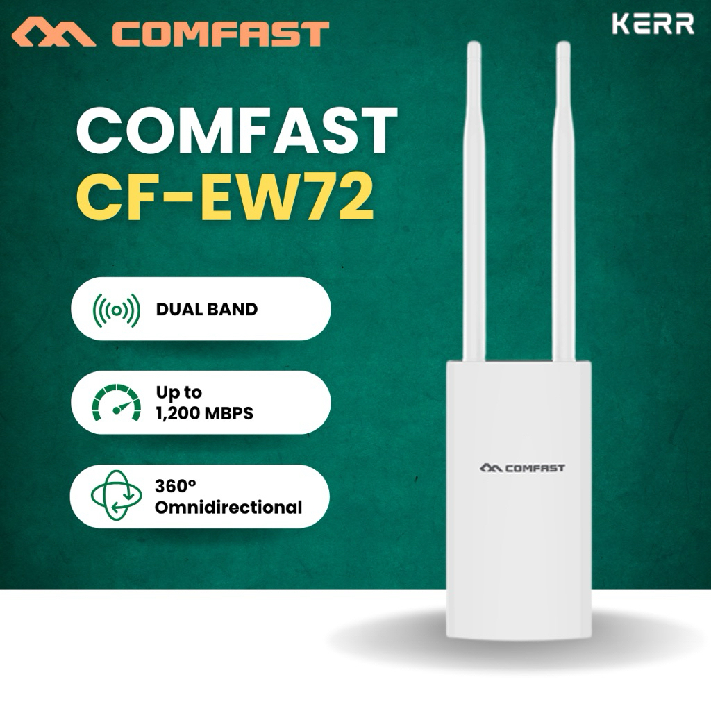 Comfast CF-EW72 V2 1200Mbps Dual Band Outdoor WiFi Access Point ...