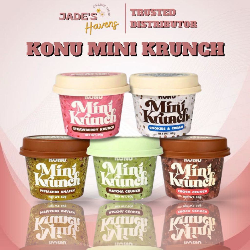 KONU MINI KRUNCH CEREAL JAR SNACK 60g CHOCOLATE COATED SNACKS IN A JAR ...