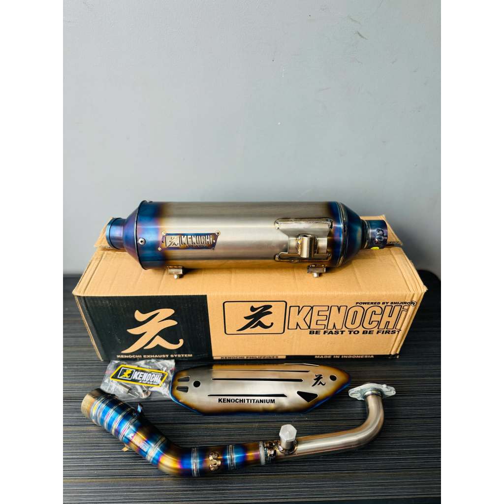 KENOCHI PIPE K2 V1 V2 BLACK STAINLESS CLICK MIO NMAX AEROX BEAT PCX160 ...