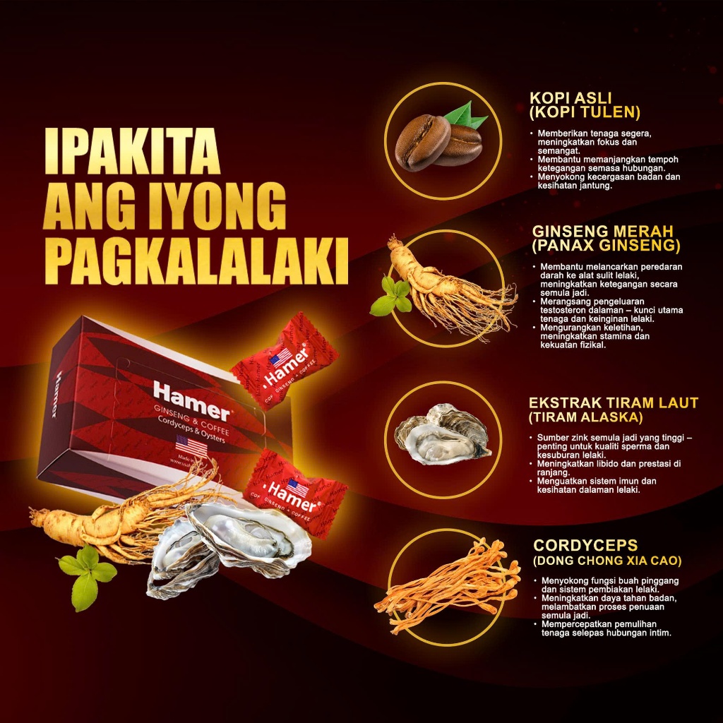 CANDY Hamer GINSENG COFFEE 1min-30mins ⭐ ☫ Coffee candy w/ginsing ...