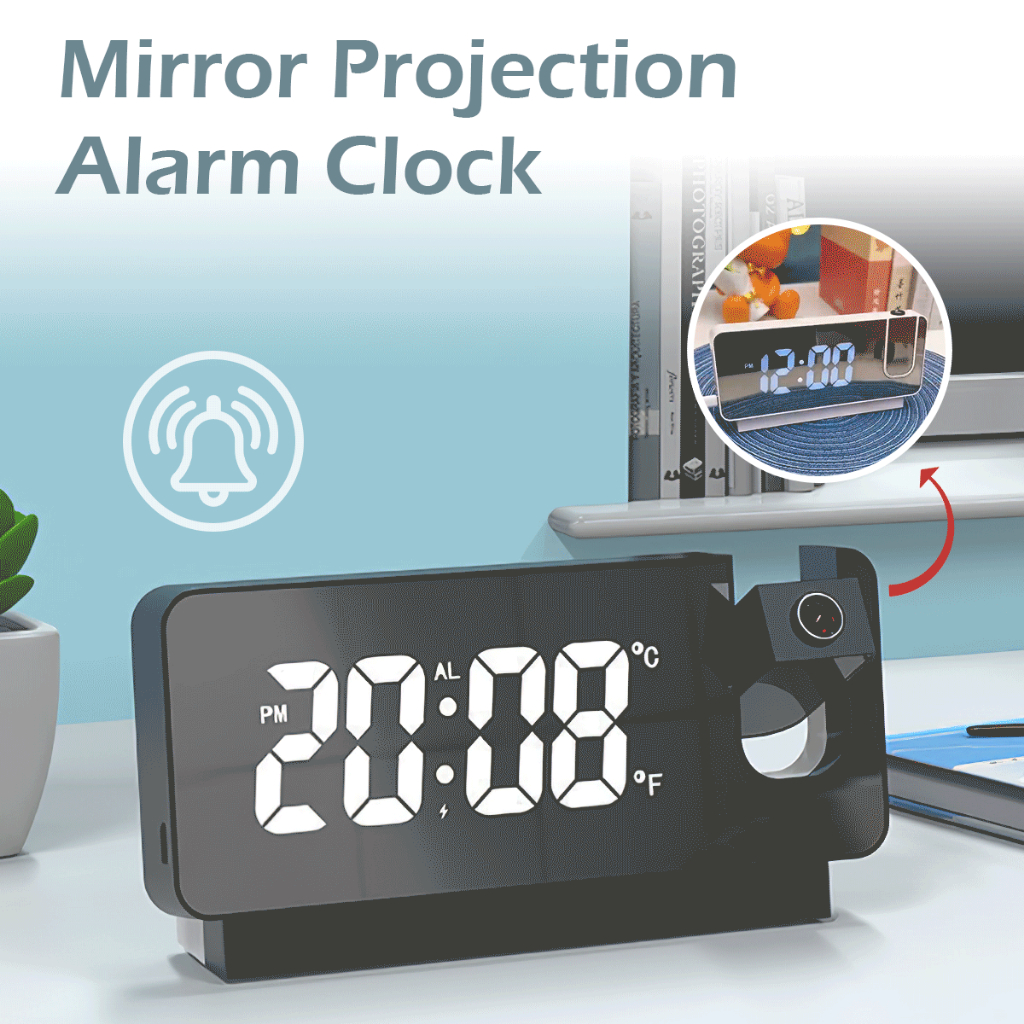 LED light source multifunctional electronic projection desktop wake-up ...