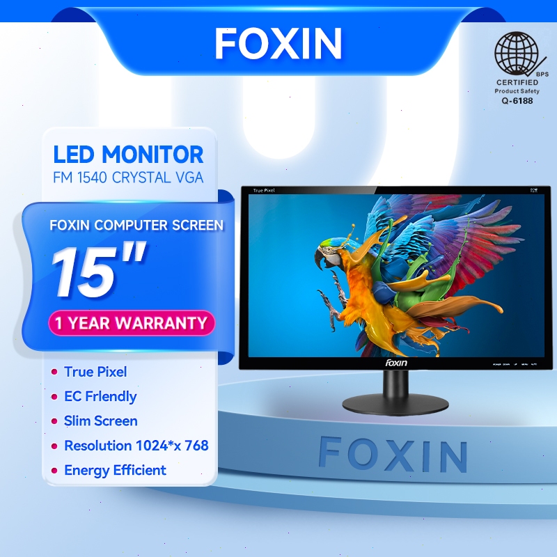 GINZA 15 Inch LED Computer Display LCD Screen Computer Monitor | Shopee ...