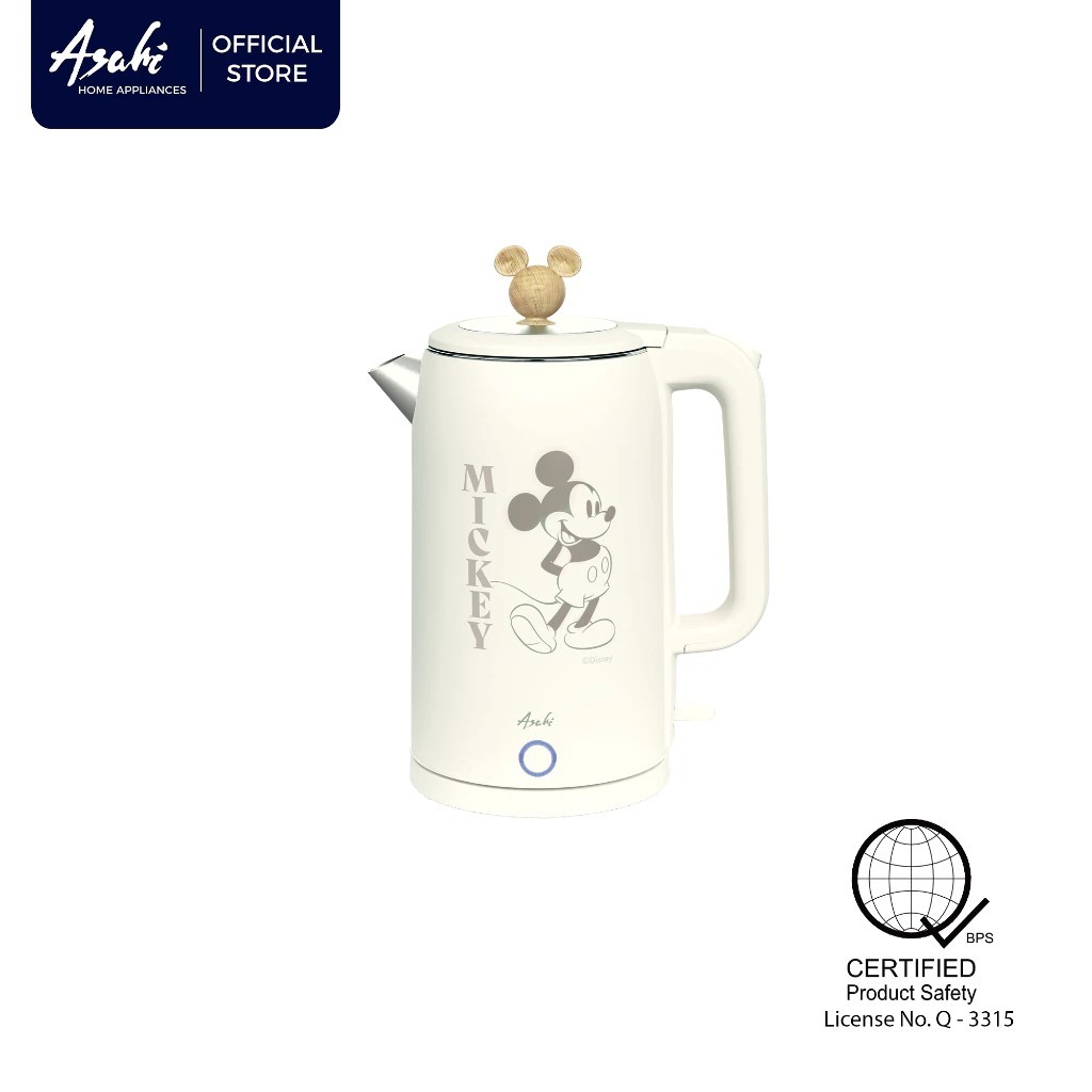 Asahi Disney Mickey DEK 103 Electric Kettle 1.75L | Shopee Philippines