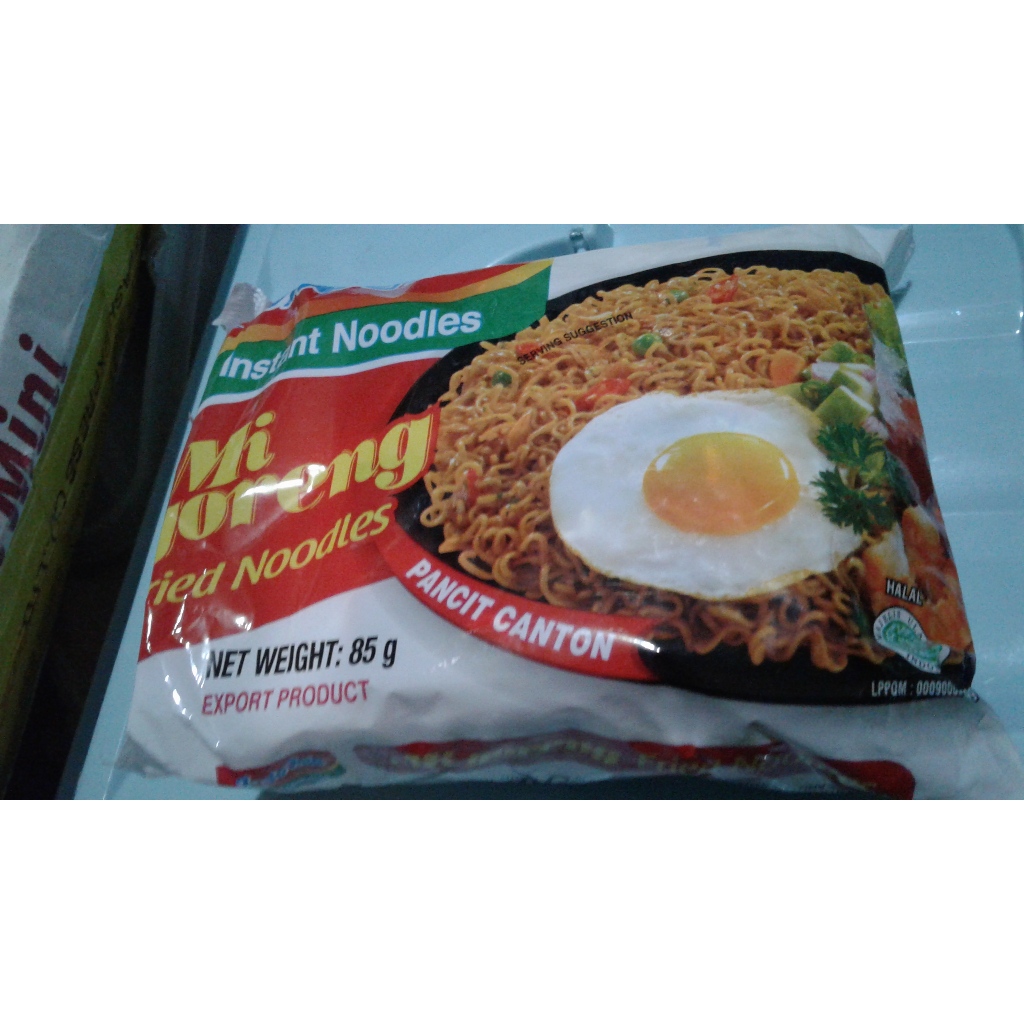 PANCIT CANTON IMPORTED INDO MIE GORENG fried NOODLES KIDS NO SOUP BIN ...