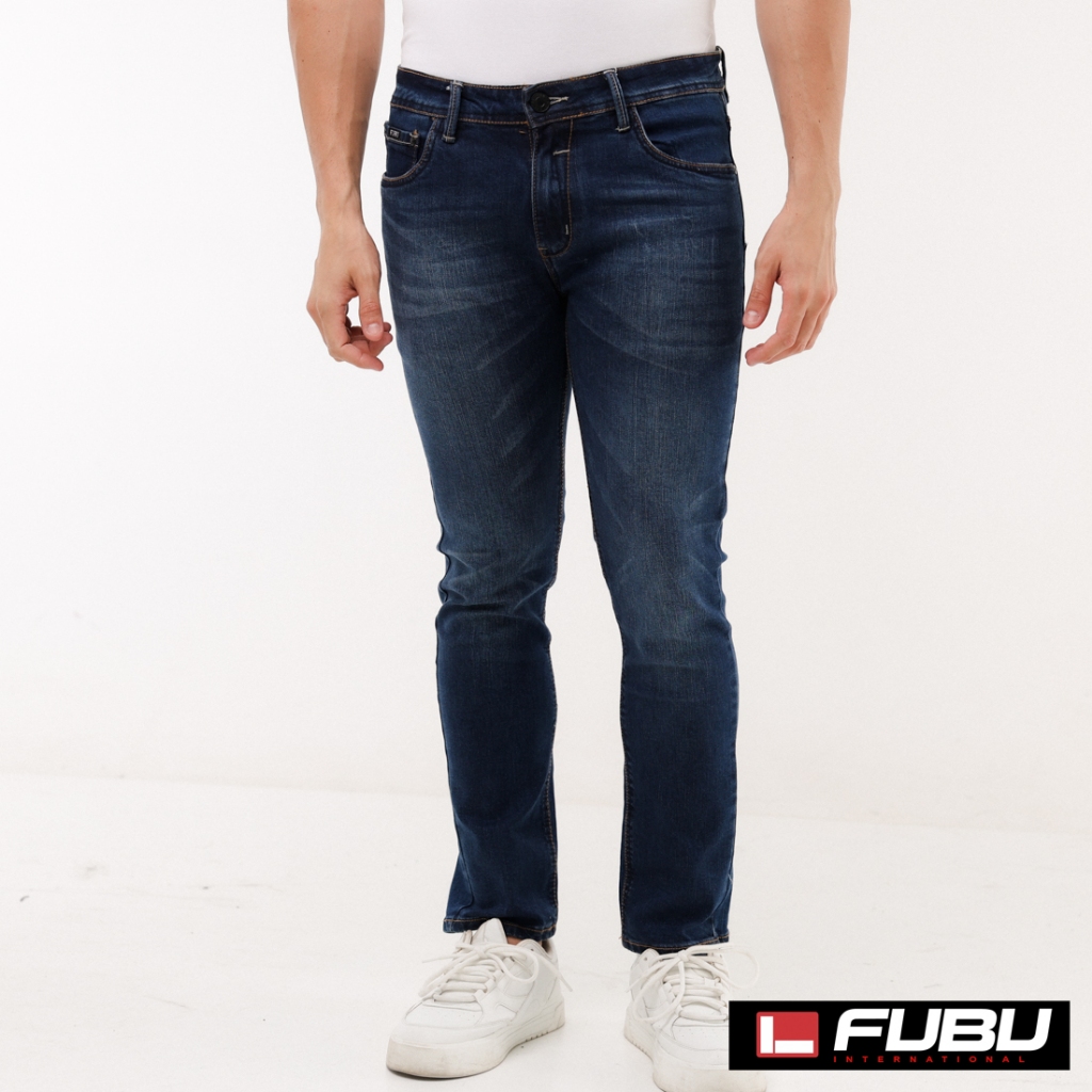 Fubu Denim Long Pants Slim Tapered Fit Stretch FSB23-0288 [Pants for ...