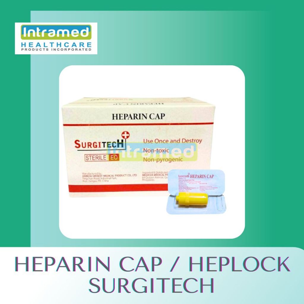 Heparin Cap / Heplock, SURGITECH(100's) | Shopee Philippines