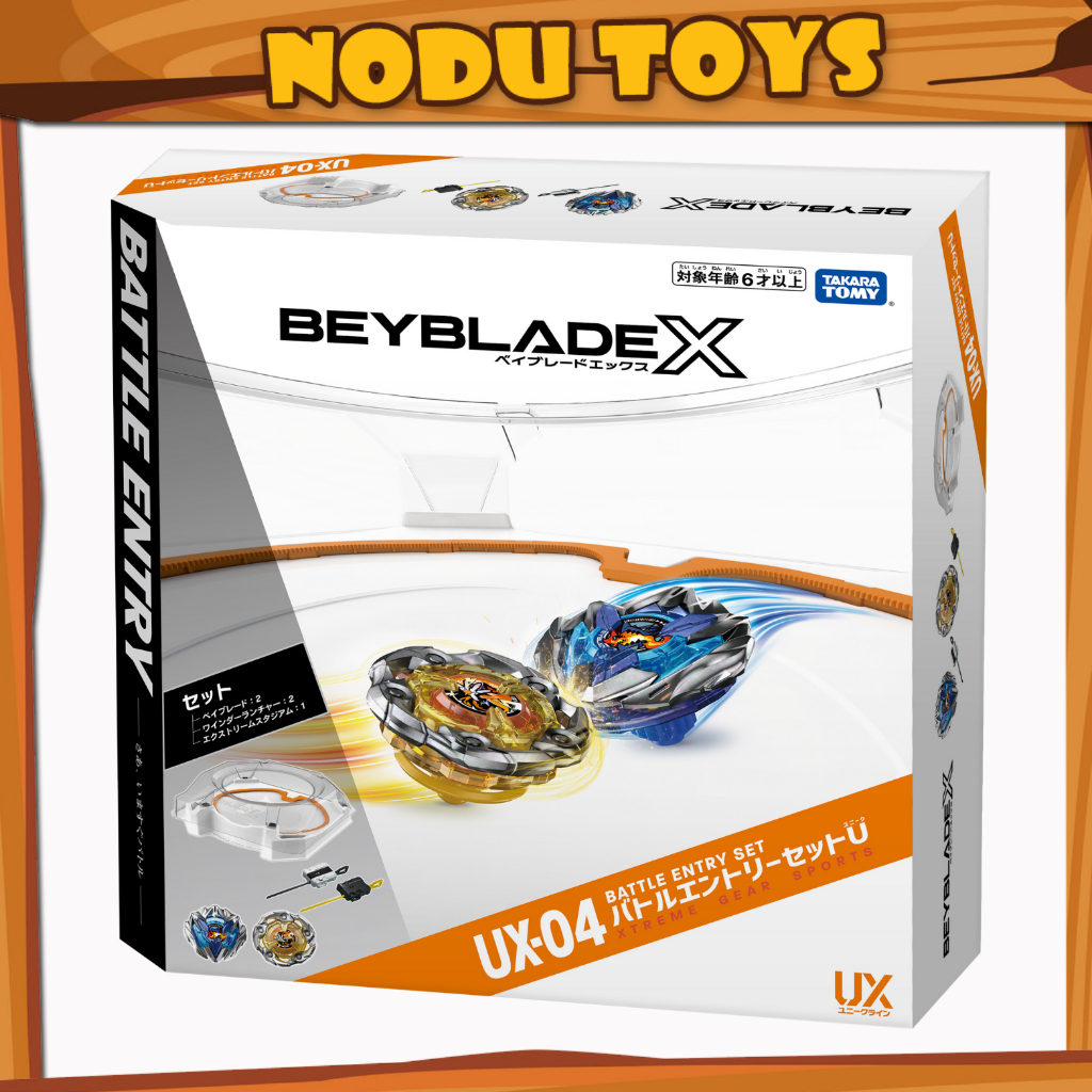 Beyblade X UX-04 Battle Entry SET U Stadium [Bankee Sticker] | Shopee ...
