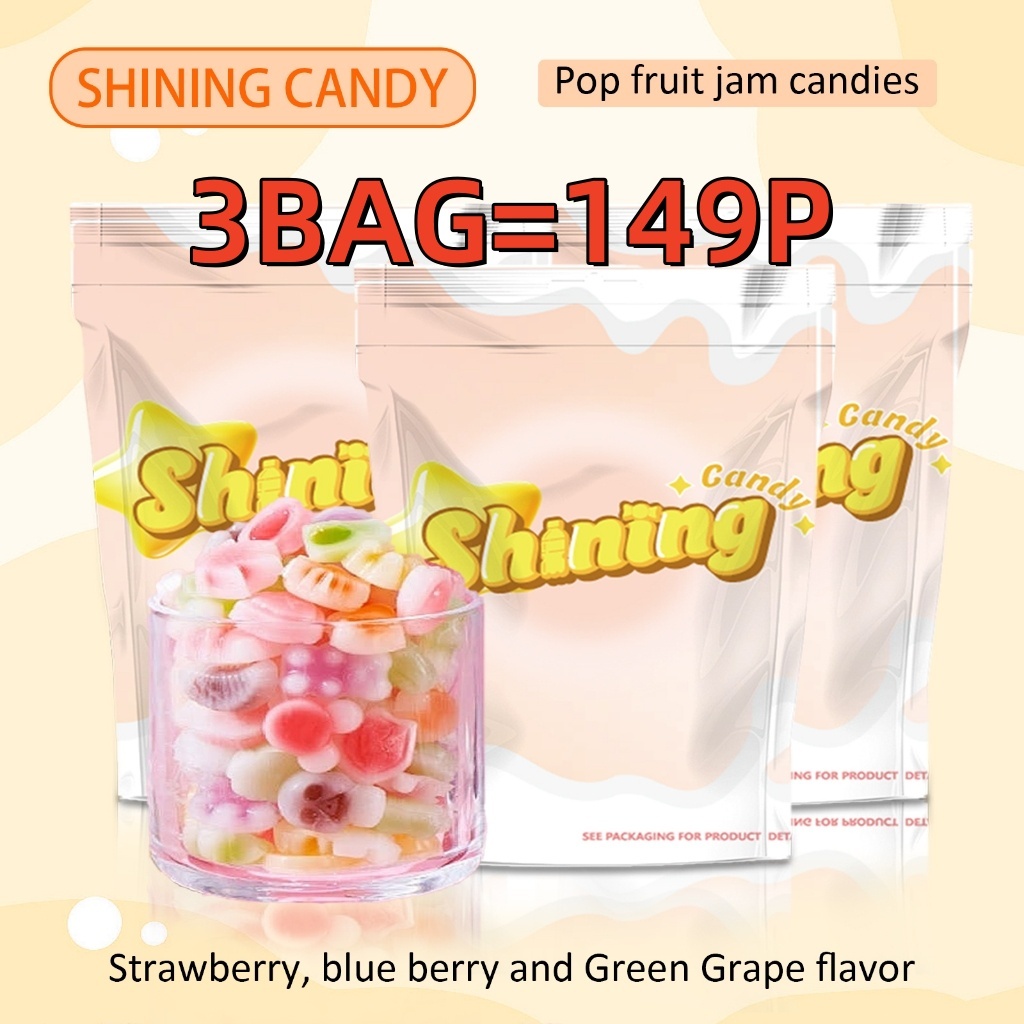 SHINING Candies Wax Sugar 65g Bagged Edible Student Wax Bottle Candy ...