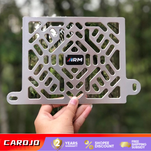 【24H Ship】ARM ALUMINUM RADIATOR COVER PRAY PATTERN (NMax v1 v2 / Aerox ...