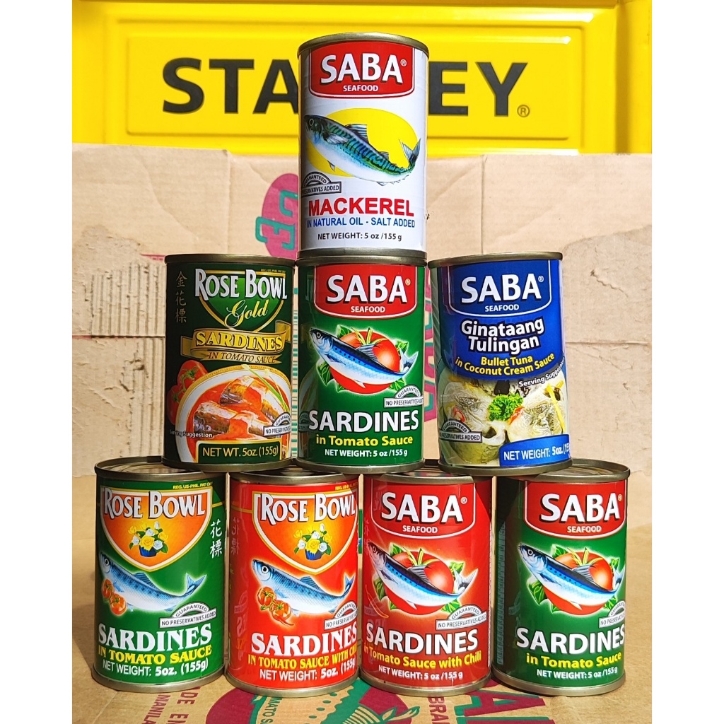 Rose Bowl and Saba Sardines Bundle (155 grams) | Shopee Philippines