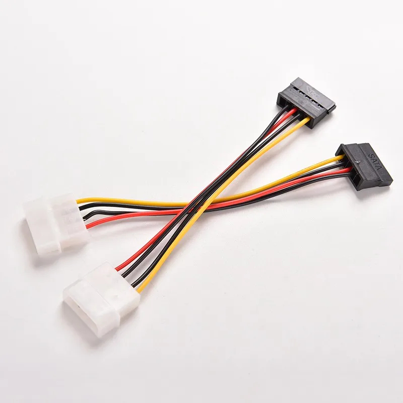 SATA Power Cable 4Pin to 15Pin,Hard Drive Power Cable,Main Board ...