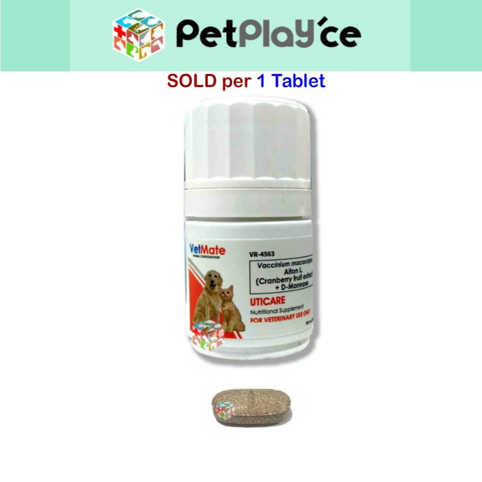 Uticare per tablet for Mild UTI for Dog & Cat Cranberry Fruit Extract ...