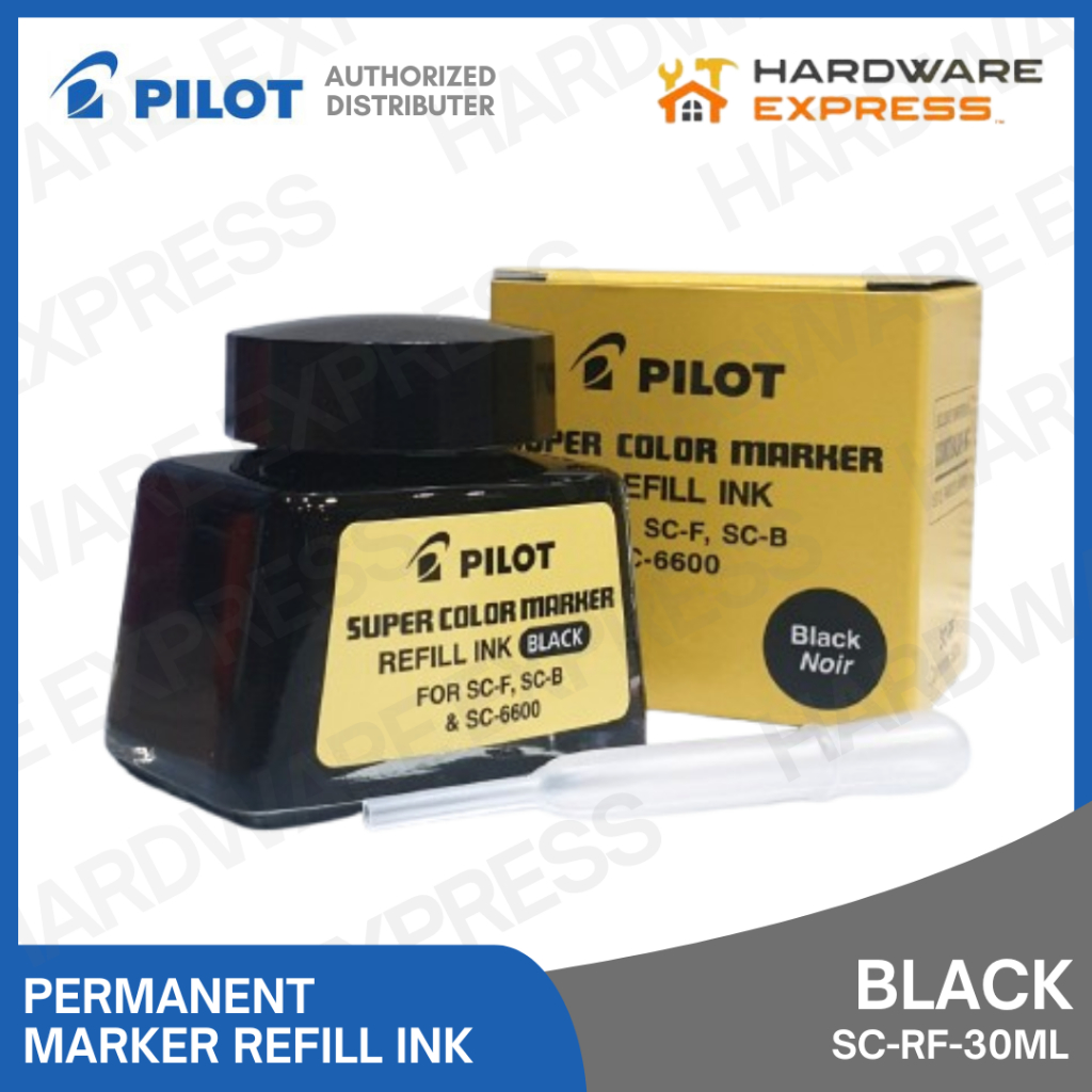 Pilot Refill Ink Permanent Marker 30ML SC-RF Black | Shopee Philippines