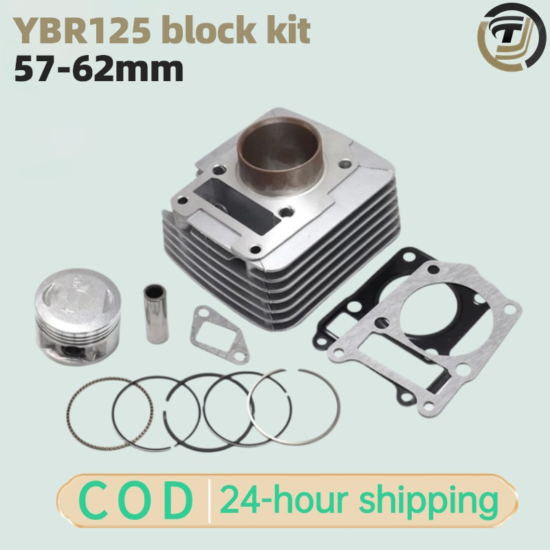 COD Motorcycle Engine parts Cylinder Kit 57mm 62mm Big Bore For Yamaha ...
