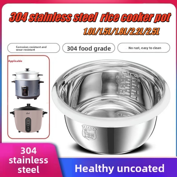 Rice cooker pot fit Asahi RC 53 Rice Cooker 5 Cups 304 stainless steel ...