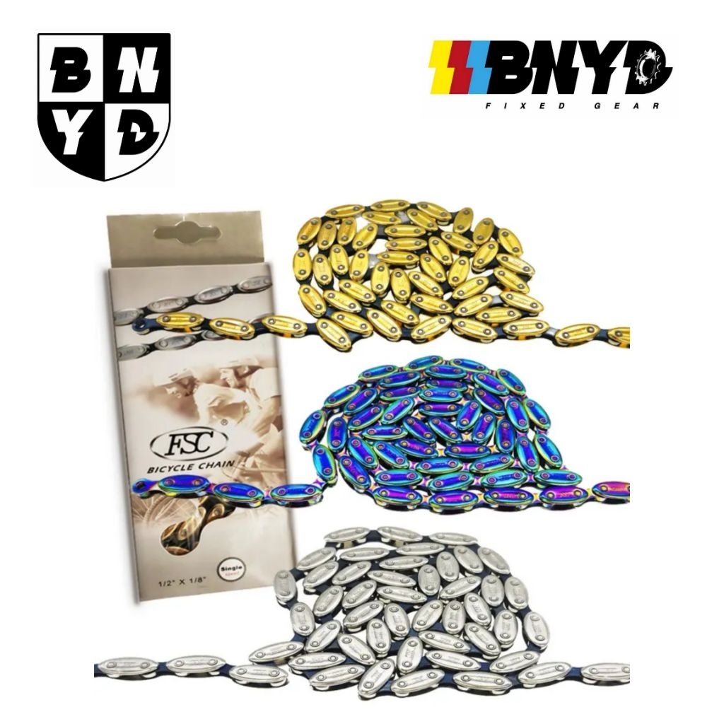 FSC/SHIMANO OLIVE CHAIN For FIXEDGEAR/ FSC BRAND/ SINGLESPEED/ FIXIE ...