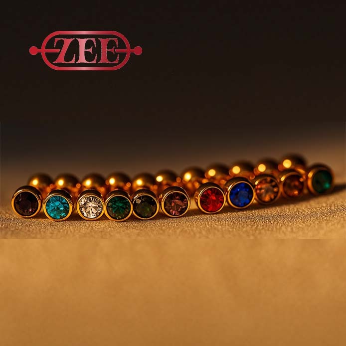 Zee Birthstone De roscas/ Screwlock Earrings Hypoallergenic similar to ...