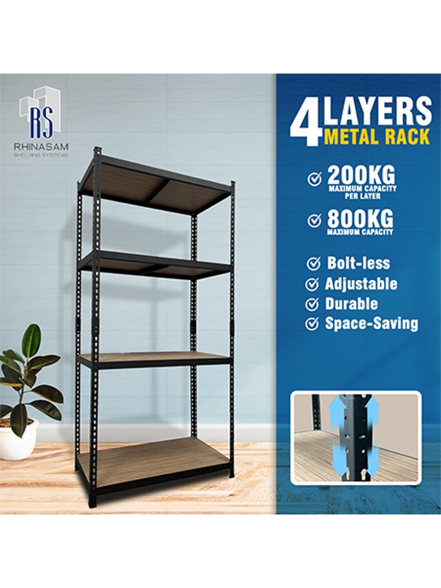 KIT Storage Bolt-less Rack (Premium Multi-Functional Steel Wardrobe ...