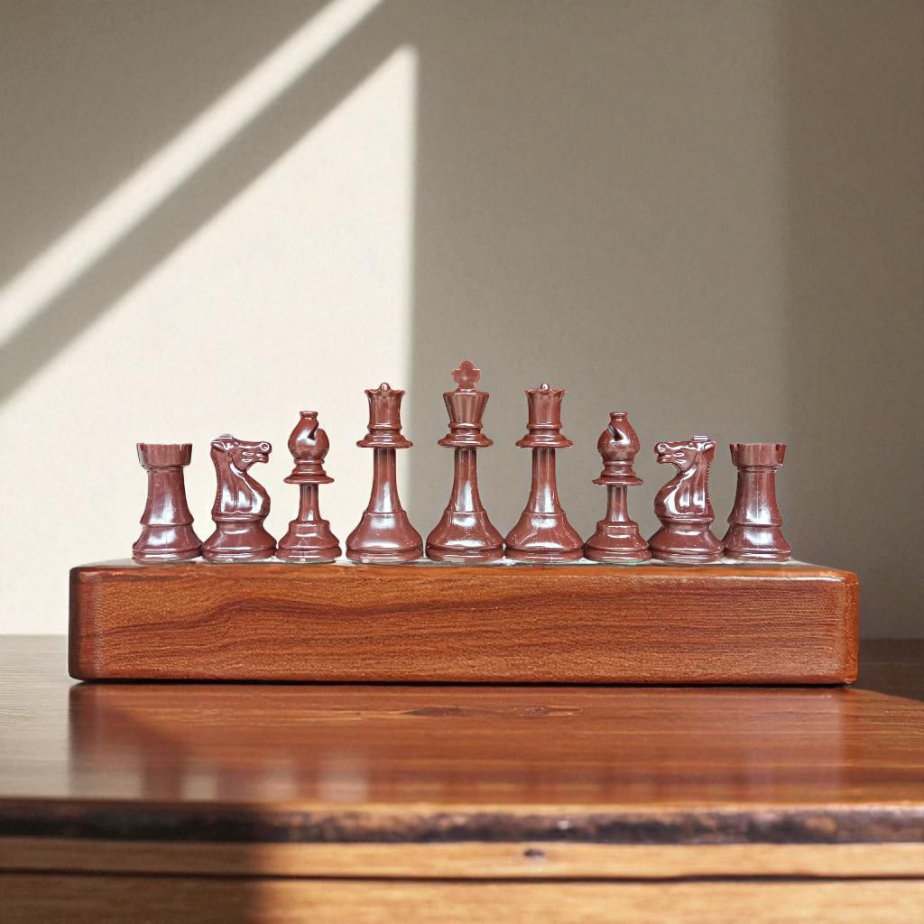 CHESS PIECES/brown&tan chess pieces/(pieces only) | Shopee Philippines