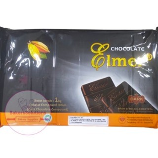 Elmer Chocolate Compound Ghana Dark 1kg | Shopee Philippines